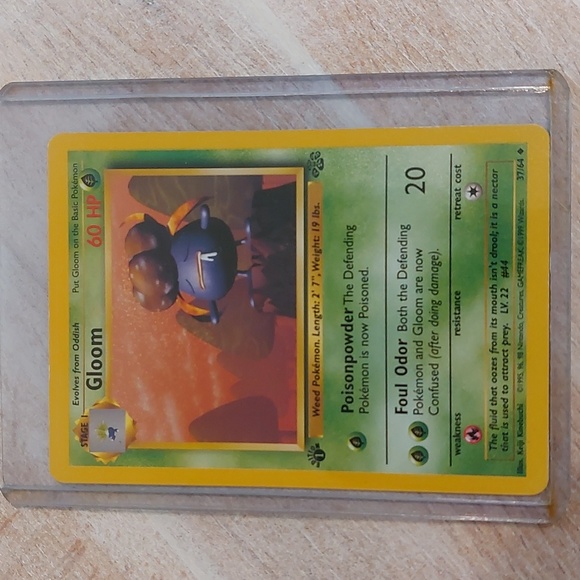 Pokemon | Toys | Pokemon Card Gloom First Edition 3764 | Poshmark